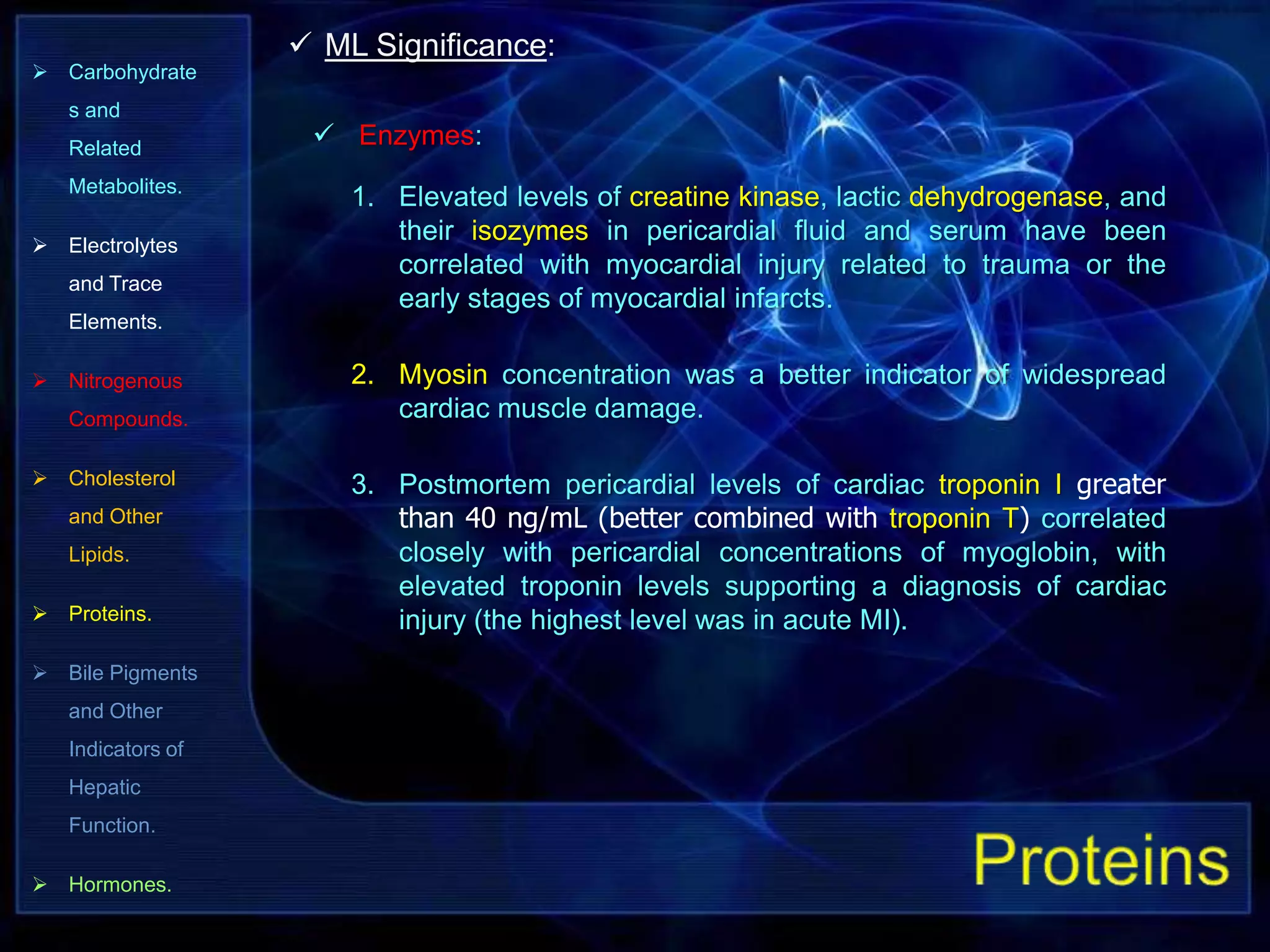 Postmortem chemistry | PPTX