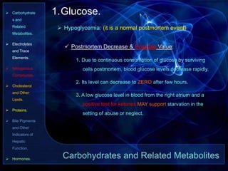 Postmortem chemistry | PPTX