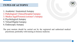 Post Mortem Examination | PPTX