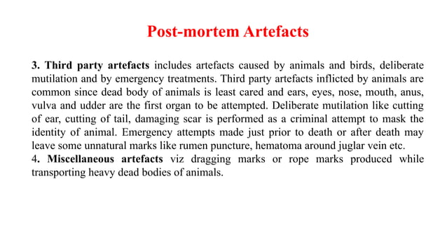 Post mortem Examination of animals and sample collection.pptx | Death ...