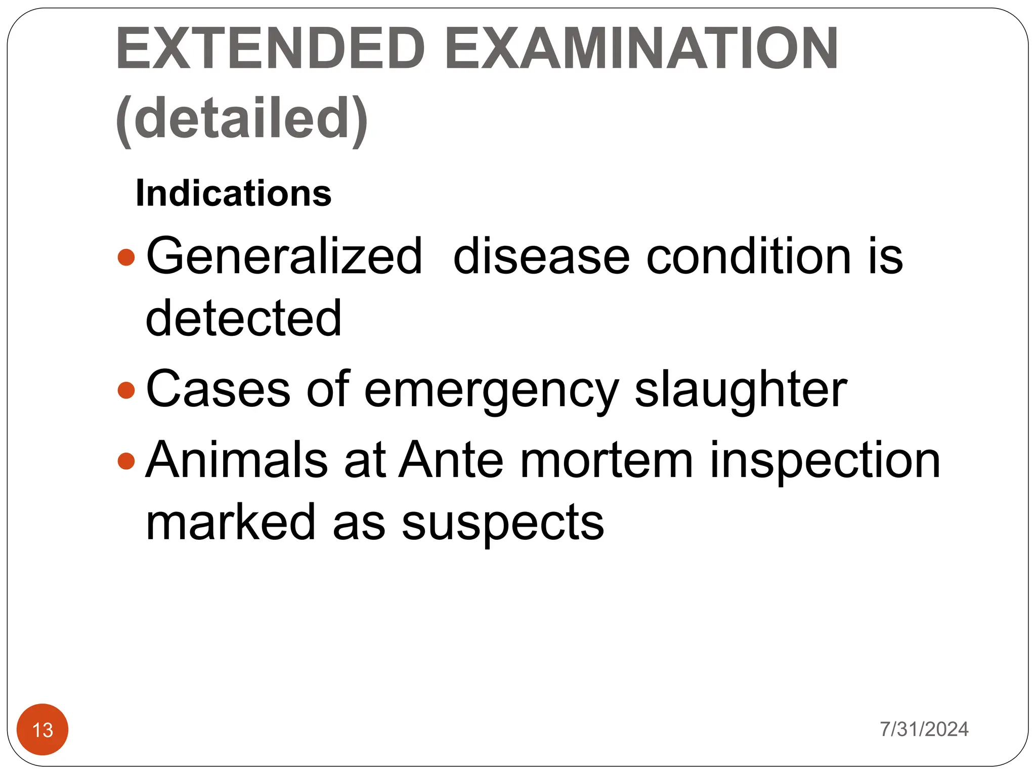 Post mortem inspection.pptx for enhancing understanding of meat ...