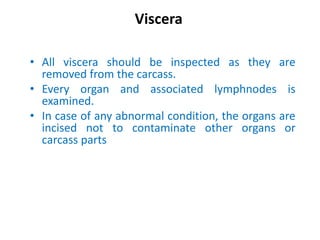 Post mortem inspection in animals | PPTX