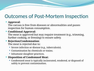 POST MORTEM INSPECTION OF MEAT CARCASS.pptx