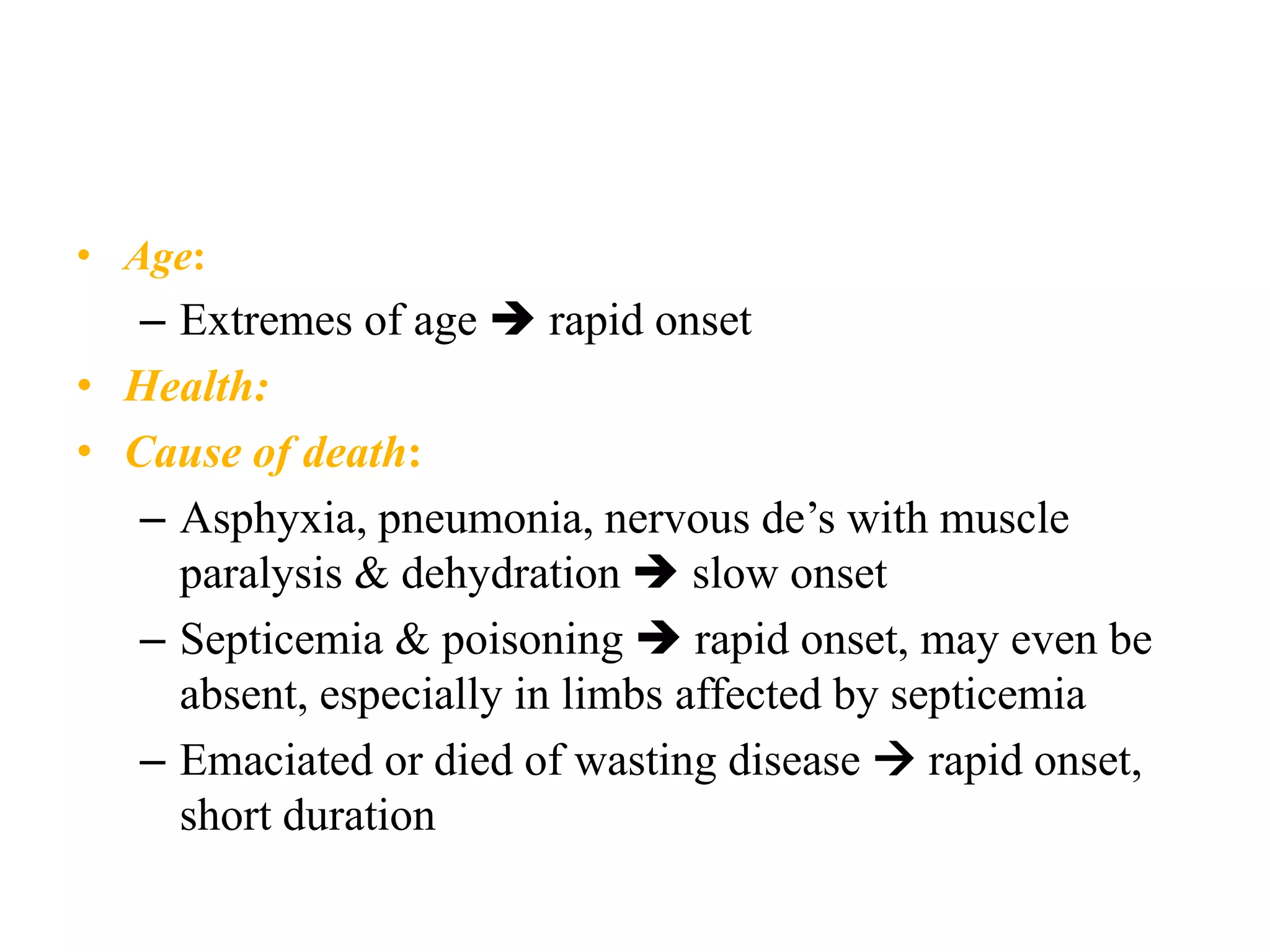 Post mortem interval | PPTX