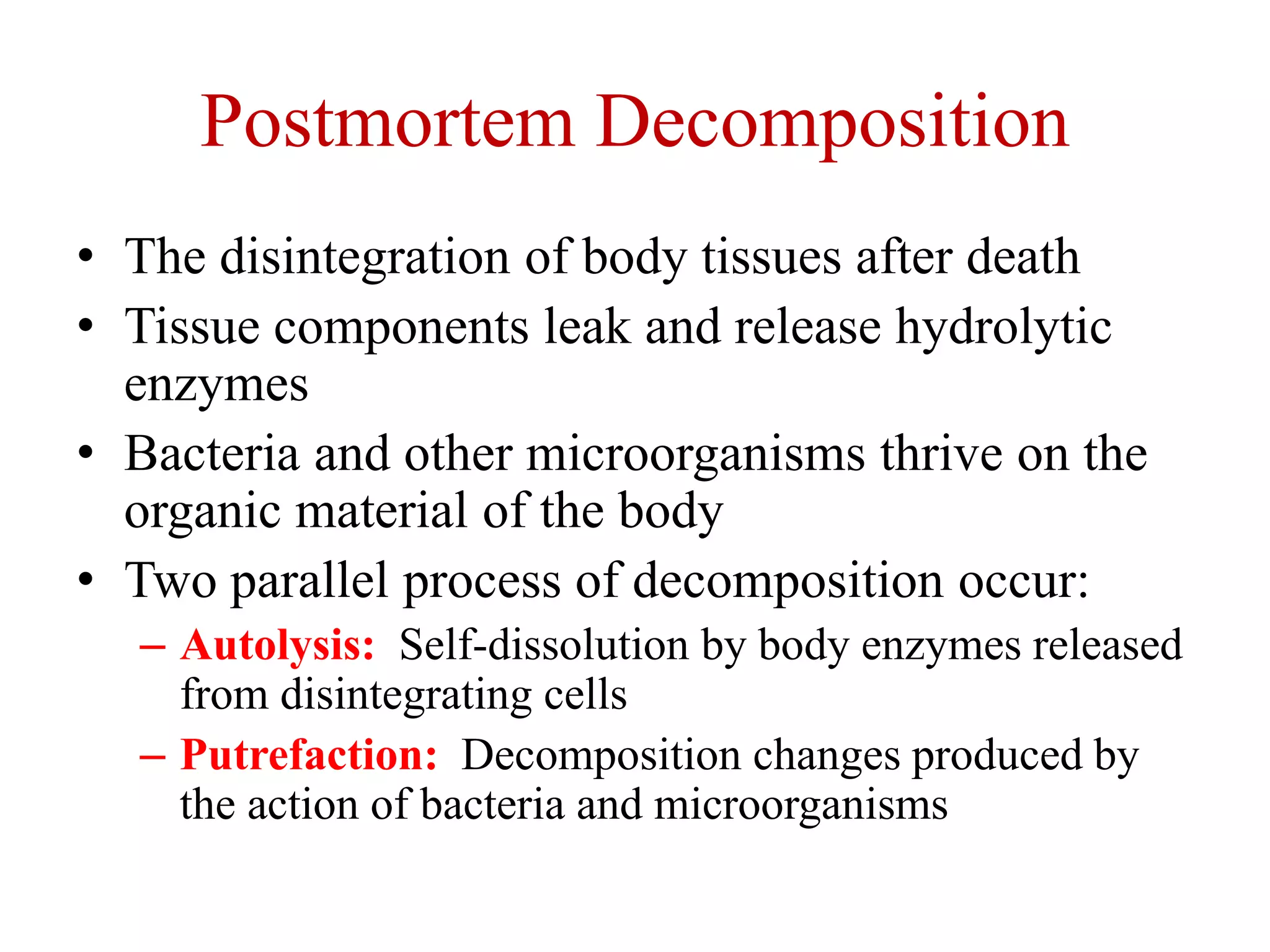 Post mortem interval | PPTX