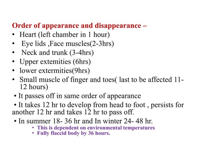 Post mortem interval | PPTX | First Aid | Injuries