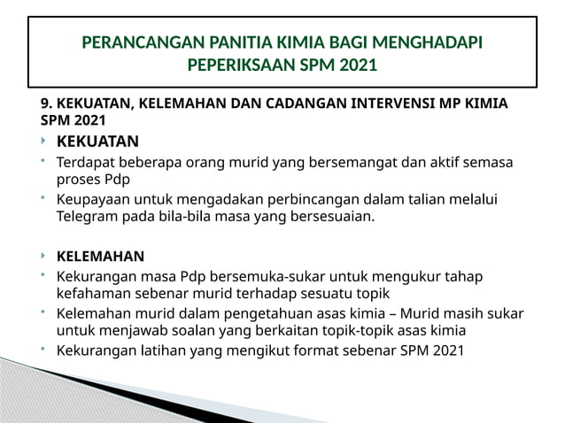 POST MORTEM KIMIA SPM 2020 VERSI TERKINI) | PPTX