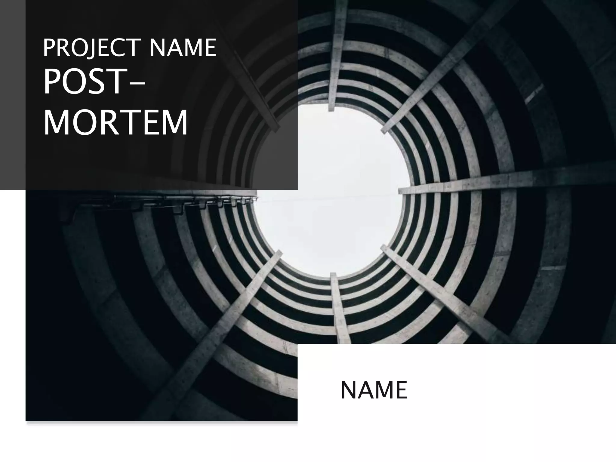Project Post Mortem Review Outline | POTX