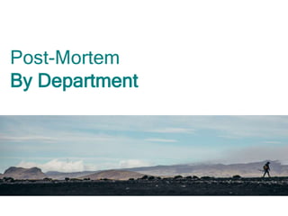 Project Post Mortem Review Outline | POTX