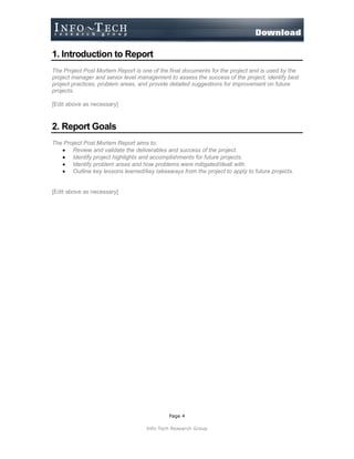 Post mortem report | PDF
