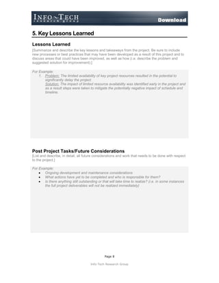 Post mortem report | PDF