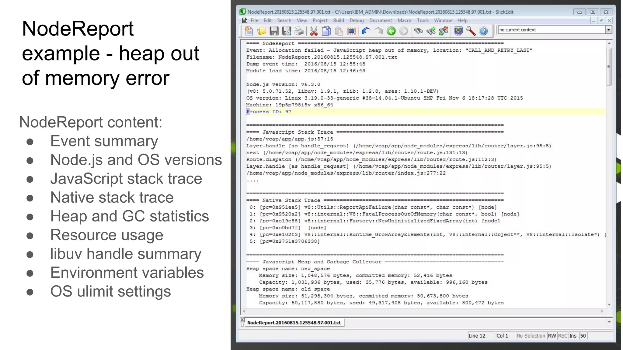 Post mortem talk - Node Interactive EU | PPT Post mortem talk - Node Interactive EU | PPT