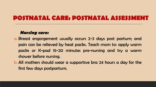 Postnatal-Assessment Presentation in the College of Nursing | PPT