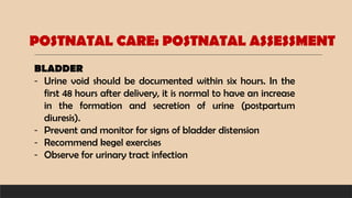 Postnatal-Assessment Presentation in the College of Nursing | PPT