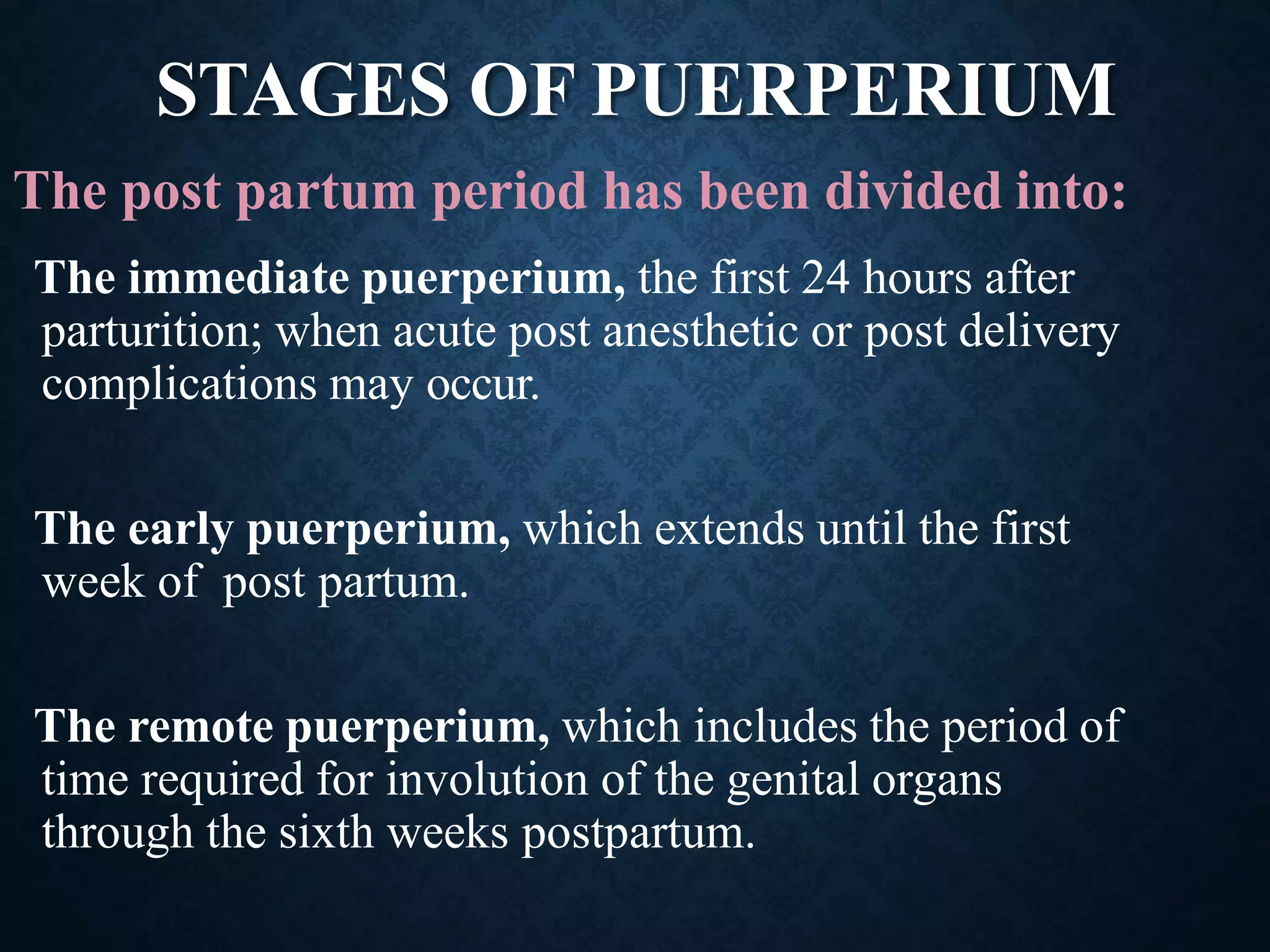 Postnatal Care ppt | PPTX