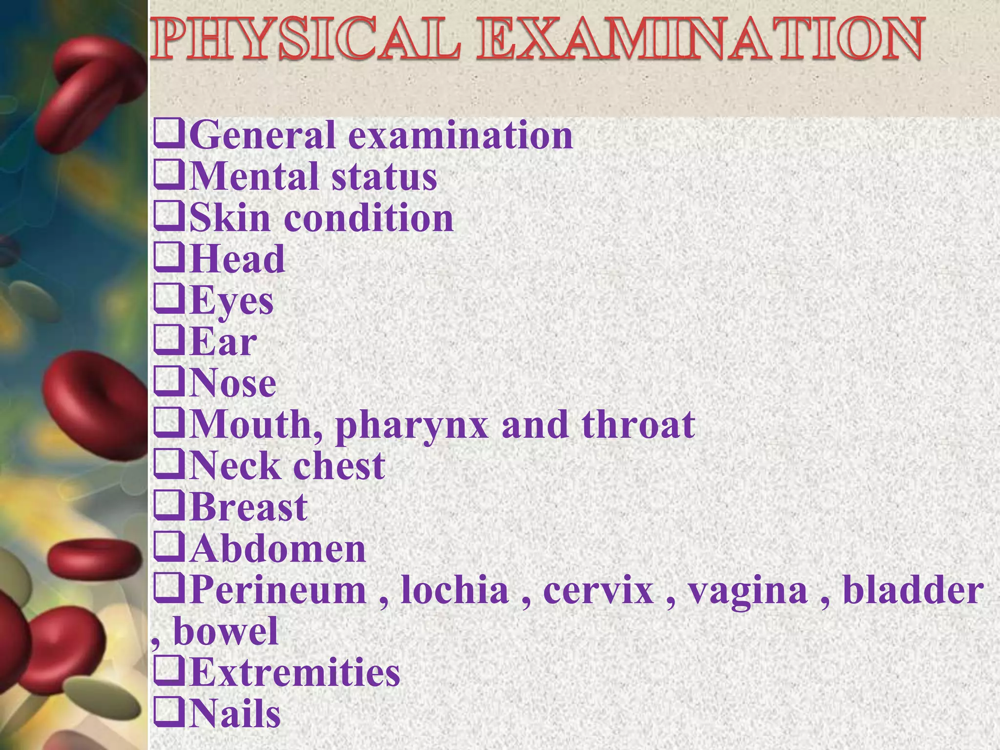 POSTNATAL ASSESSMENT | PPTX
