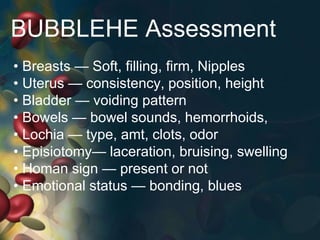 POSTNATAL ASSESSMENT | PPTX