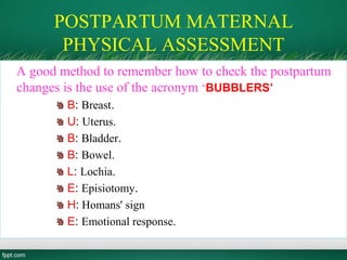 Postnatal assessment | PPTX