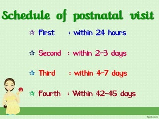 Postnatal care MANIK | PPTX