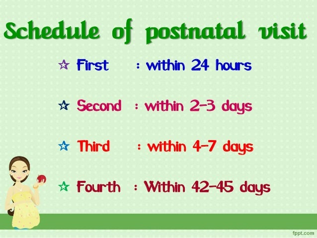 Postnatal care MANIK