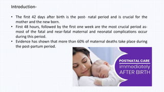 Post natal care | PPTX