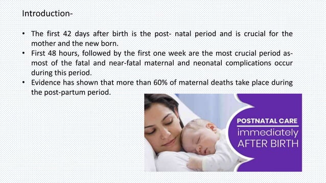 Post natal care | PPTX