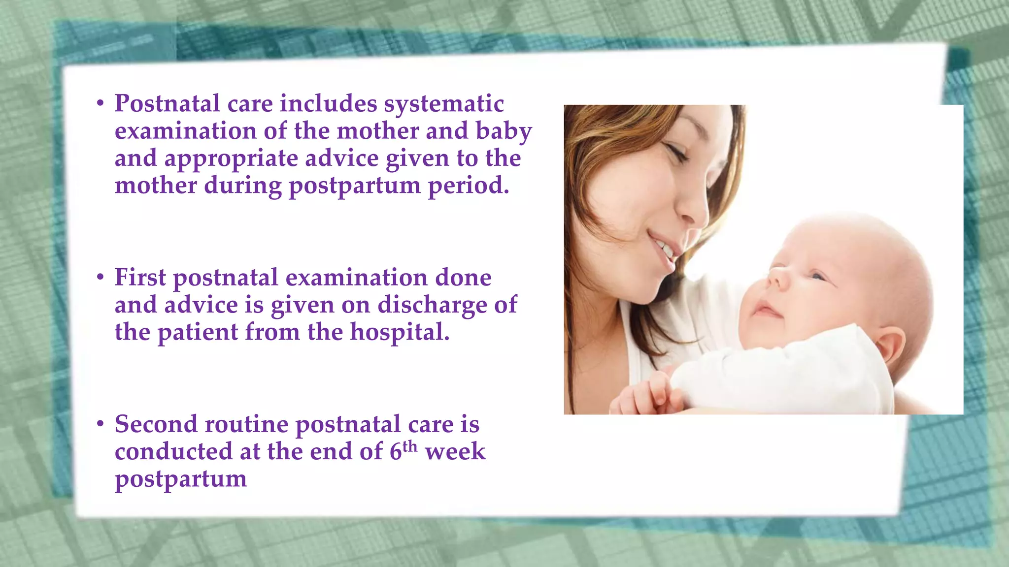 Postnatal Care and Counselling | PPTX