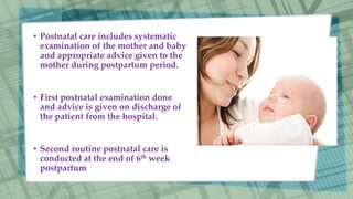 Postnatal Care and Counselling | PPTX
