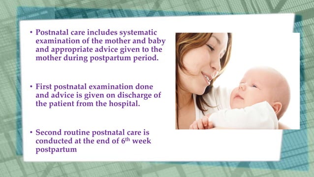 Postnatal Care and Counselling | PPTX | Pregnancy | Reproductive Health