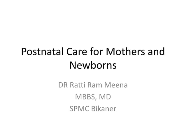 Postnatal Care for Mothers and Newborns ppt.pptx | Pregnancy ...
