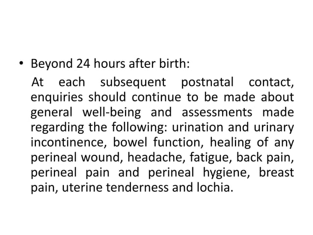 Postnatal Care for Mothers and Newborns ppt.pptx | Pregnancy ...