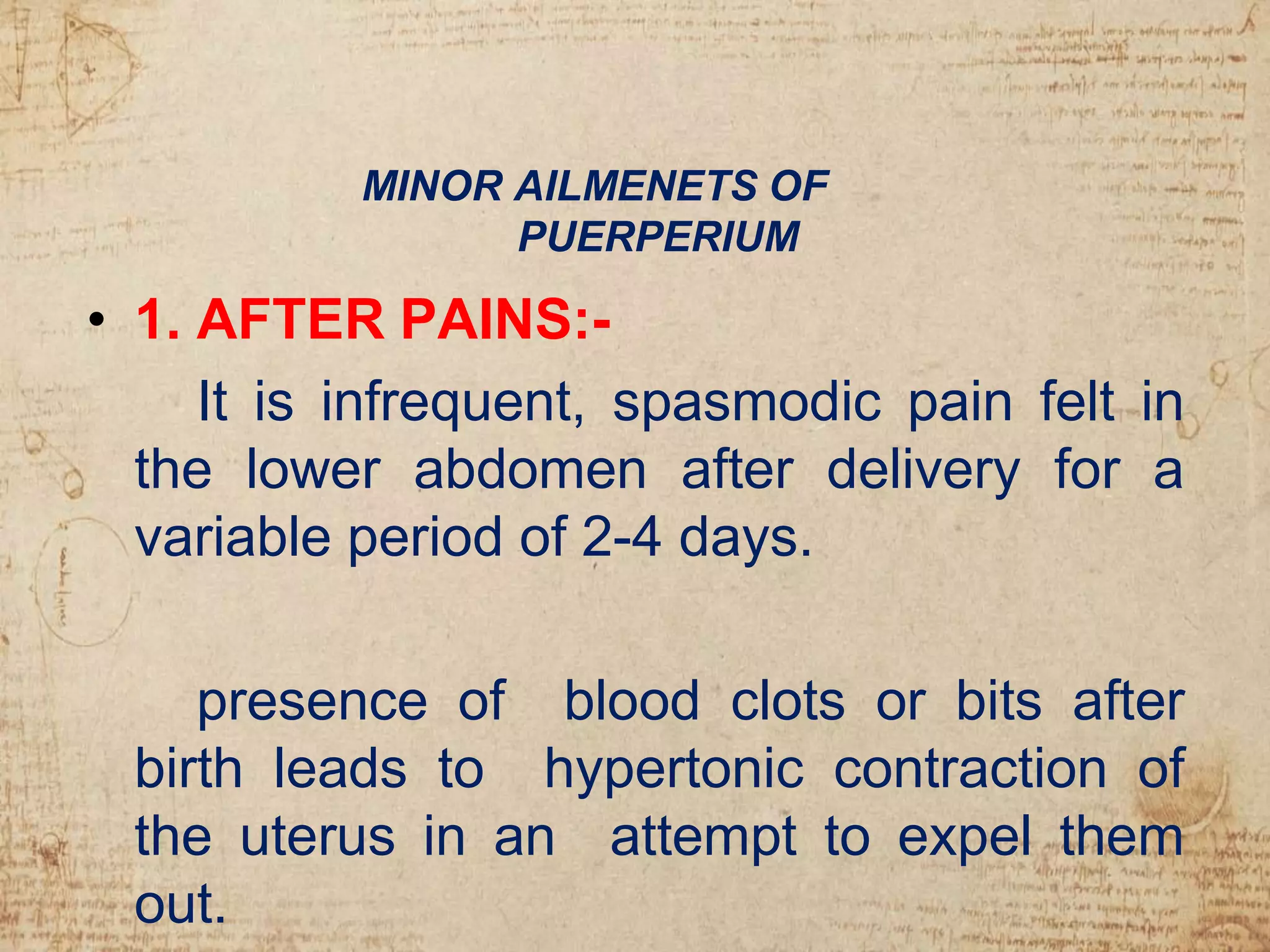 Postnatal complications | PPTX
