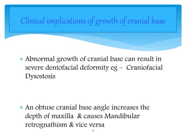 Post natal development of cranial base, maxilla and mandible | PPTX