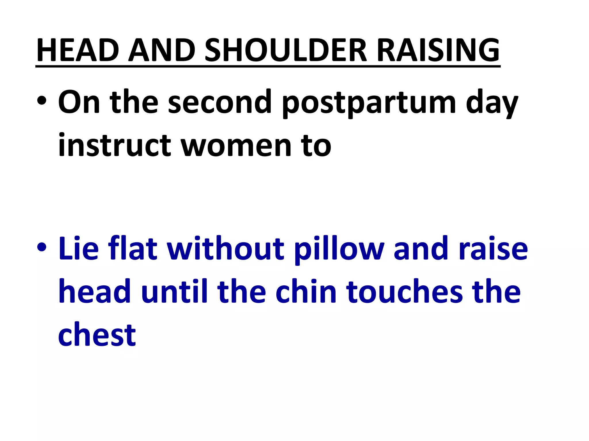 POST NATAL EXERCISE | PPTX