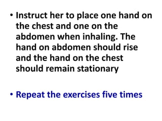 POST NATAL EXERCISE | PPTX