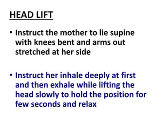 POST NATAL EXERCISE | PPTX