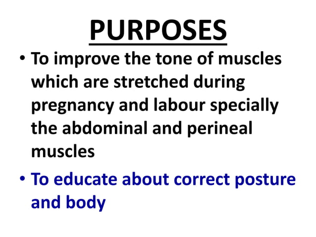 POST NATAL EXERCISE | PPTX | Pregnancy | Reproductive Health