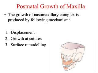 Postnatal growth of maxilla | PPTX