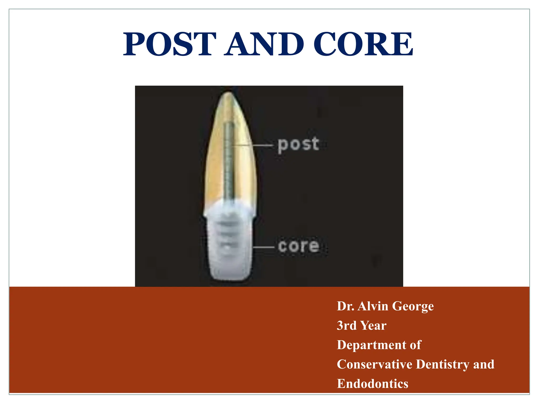 PostNdCore classification types n new trends | PPTX