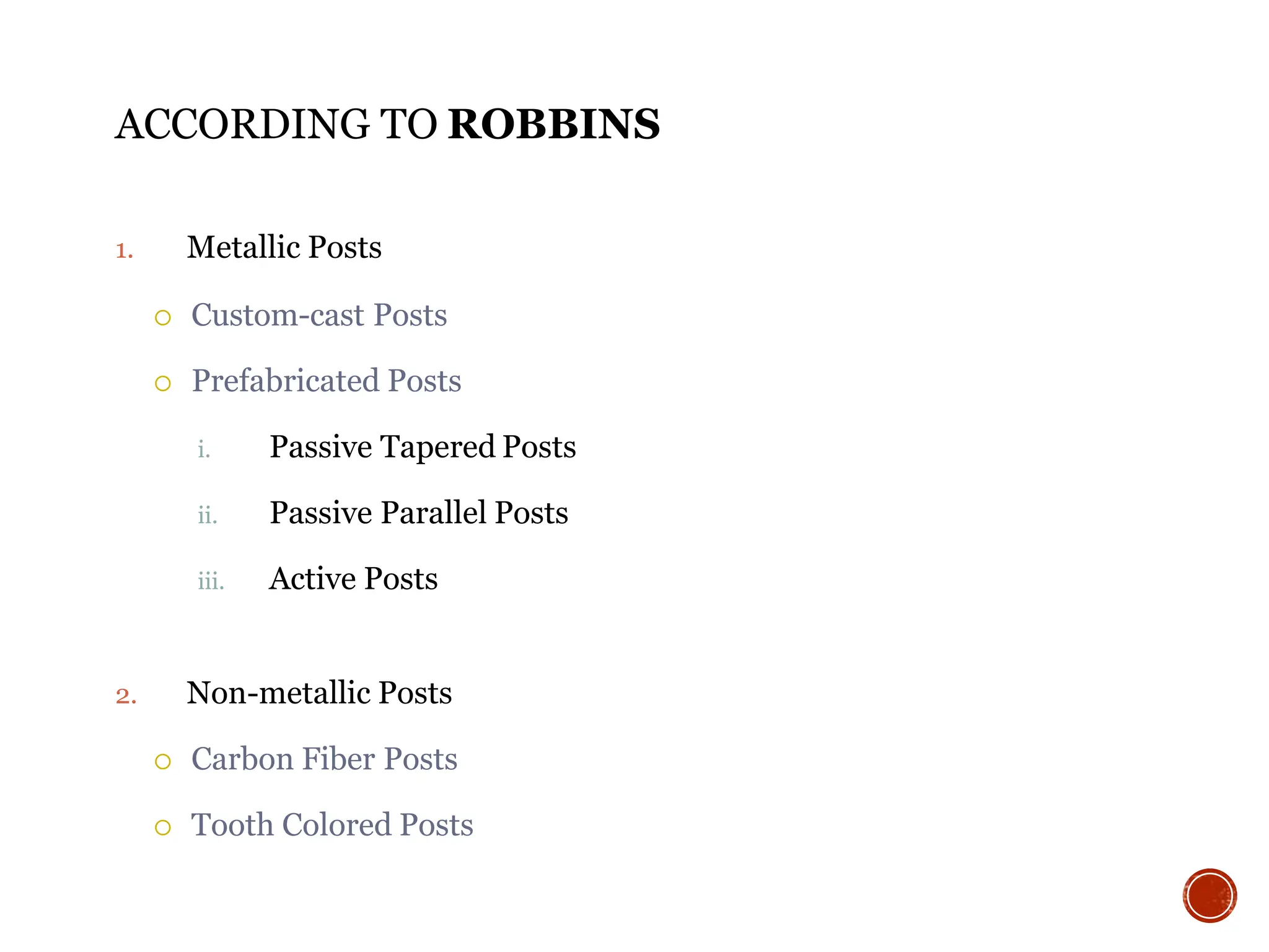 PostNdCore classification types n new trends | PPTX