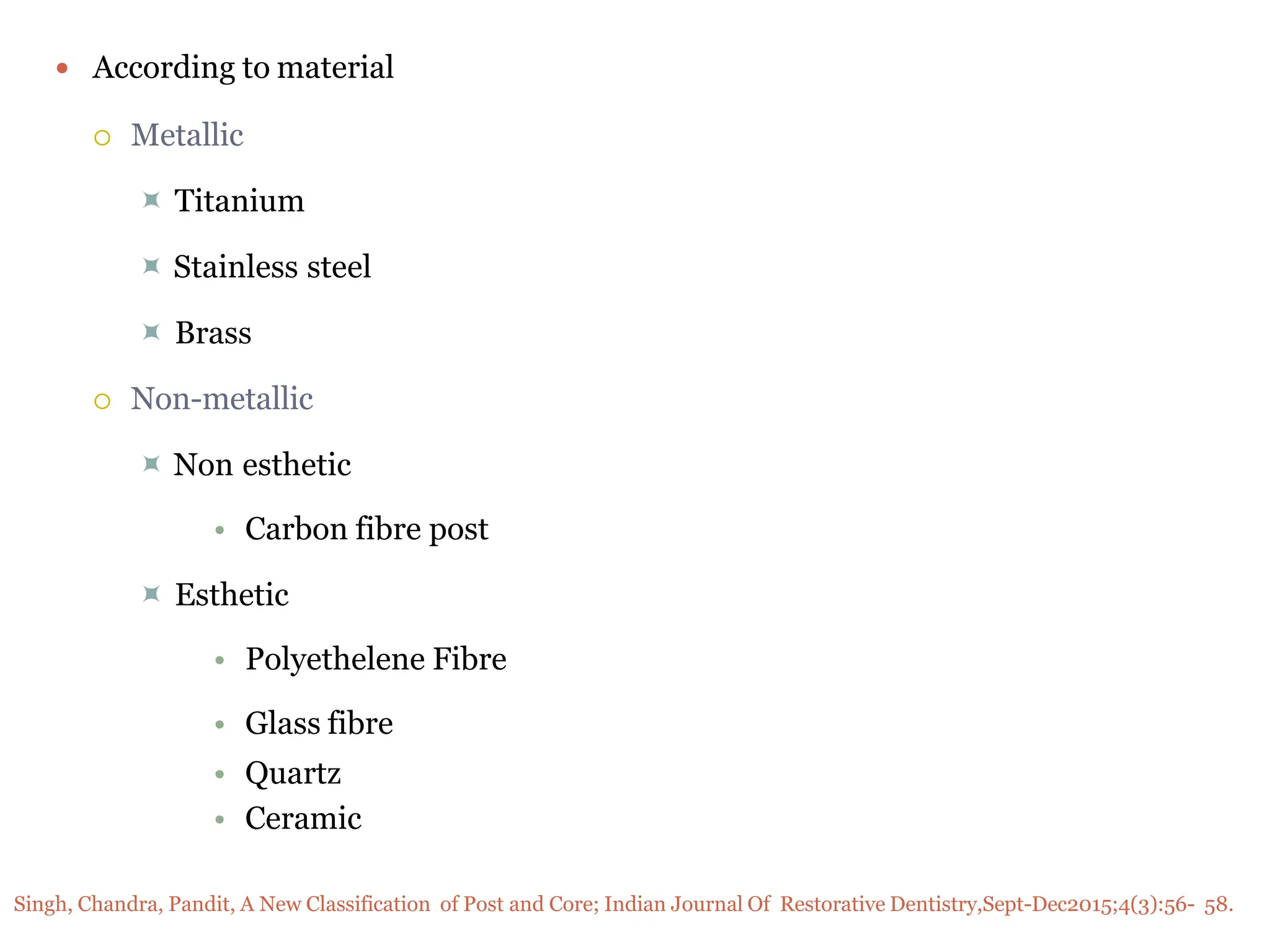 PostNdCore classification types n new trends | PPTX