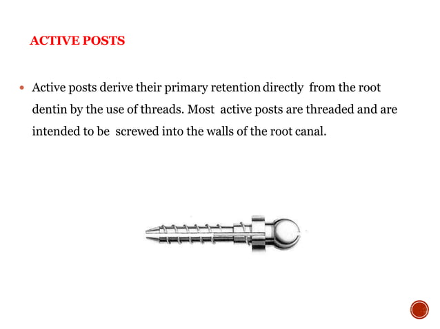 PostNdCore classification types n new trends | PPTX | Dental Health ...