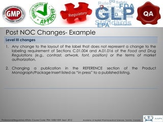 Post-NOC changes | PDF