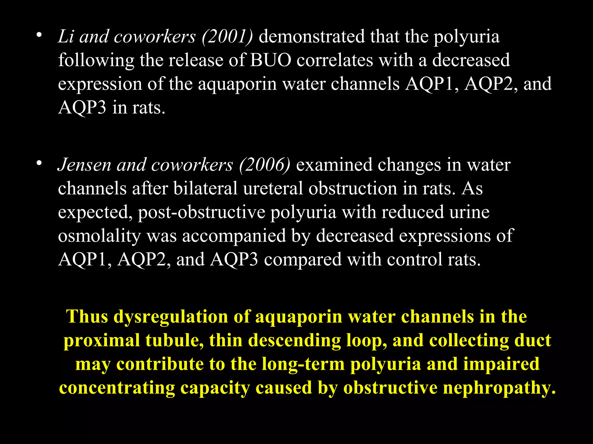 Post obstructive diuresis | PPT