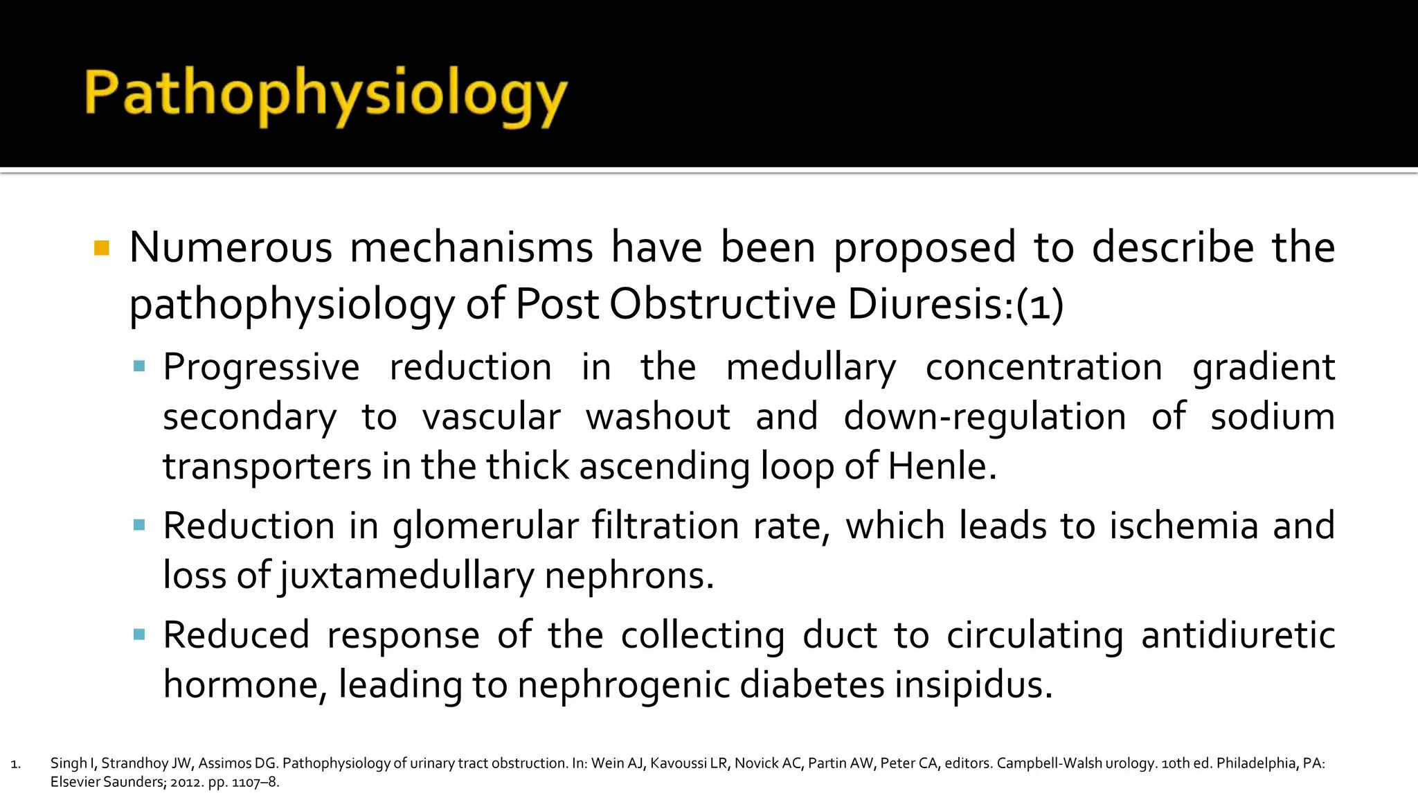 Post obstructive diuresis | PPTX