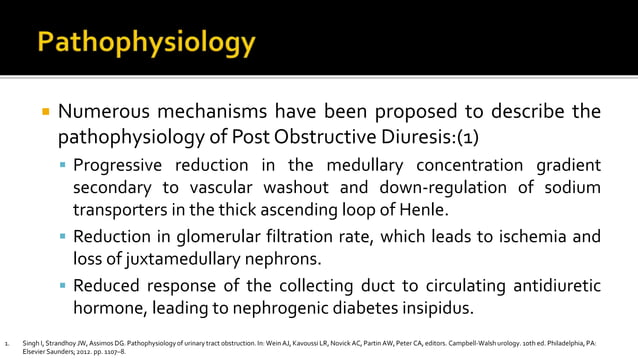 Post obstructive diuresis | PPTX
