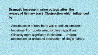 Postobstructive diuresis | PPT