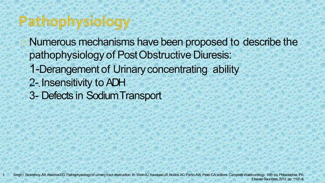 Postobstructive diuresis | PPT