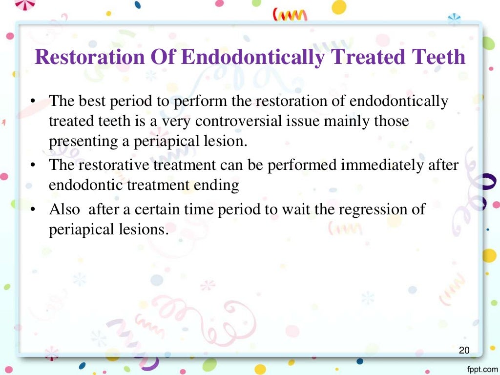 Post obturation restoration in primary teeth | PPTX