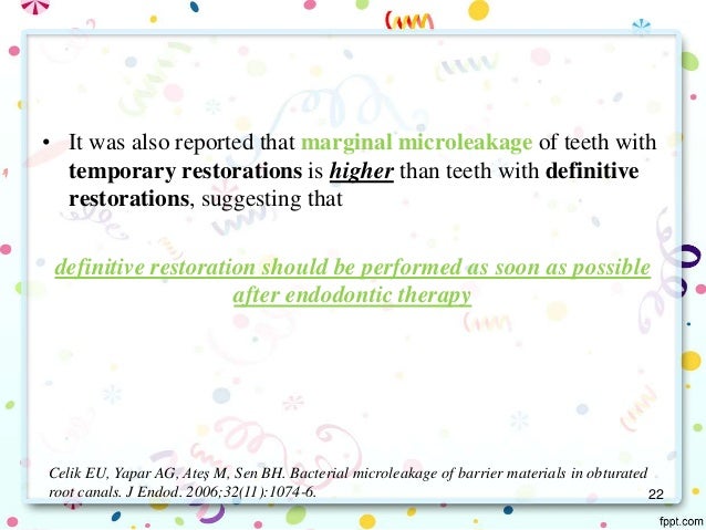 Post obturation restoration in primary teeth | PPTX